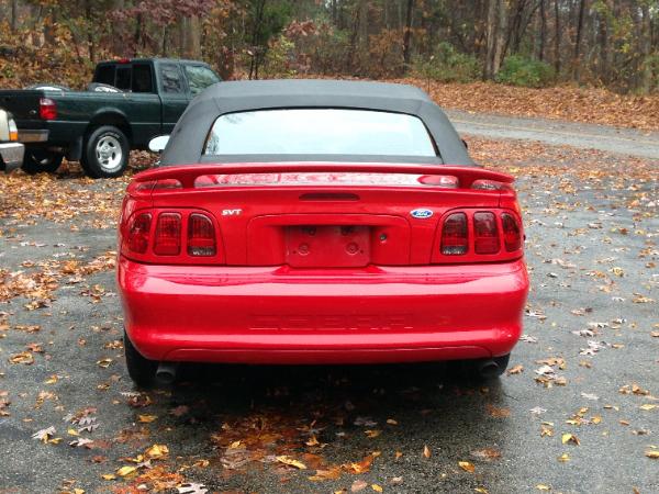 1997 Red Mustang Cobra Convertible SVT