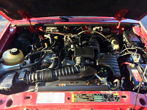 2003 Red Ford Ranger XLT with 70,000 miles