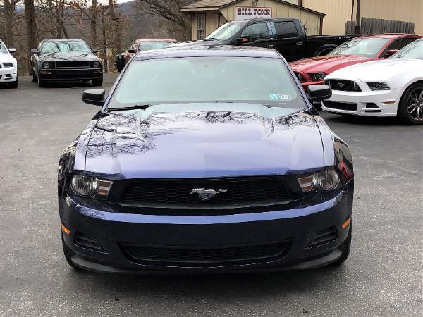 2012 Blue Ford Mustang V6 with 65,800 miles