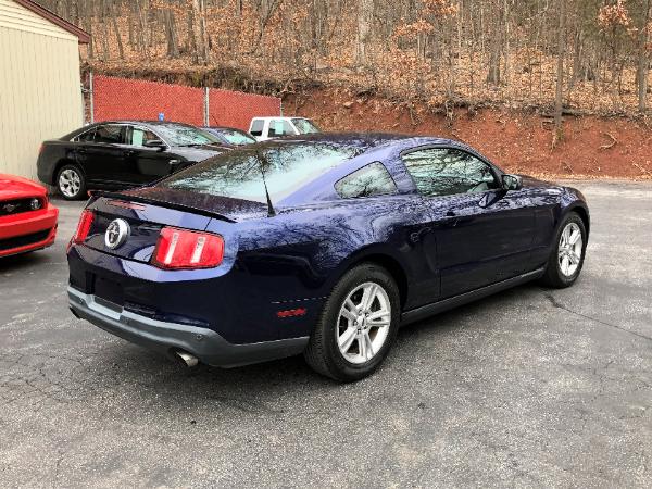 2012 Blue Ford Mustang V6 with 65,800 miles