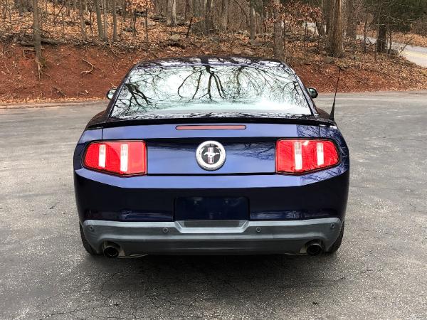 2012 Blue Ford Mustang V6 with 65,800 miles