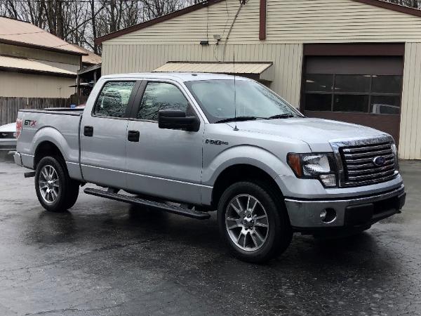 2014 Silver Ford F-150 STX Crew Cab 4x4